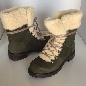 UGG | Shoes | New Ugg Fraser Slate Laced Up Boots Sz 55 | Poshmark